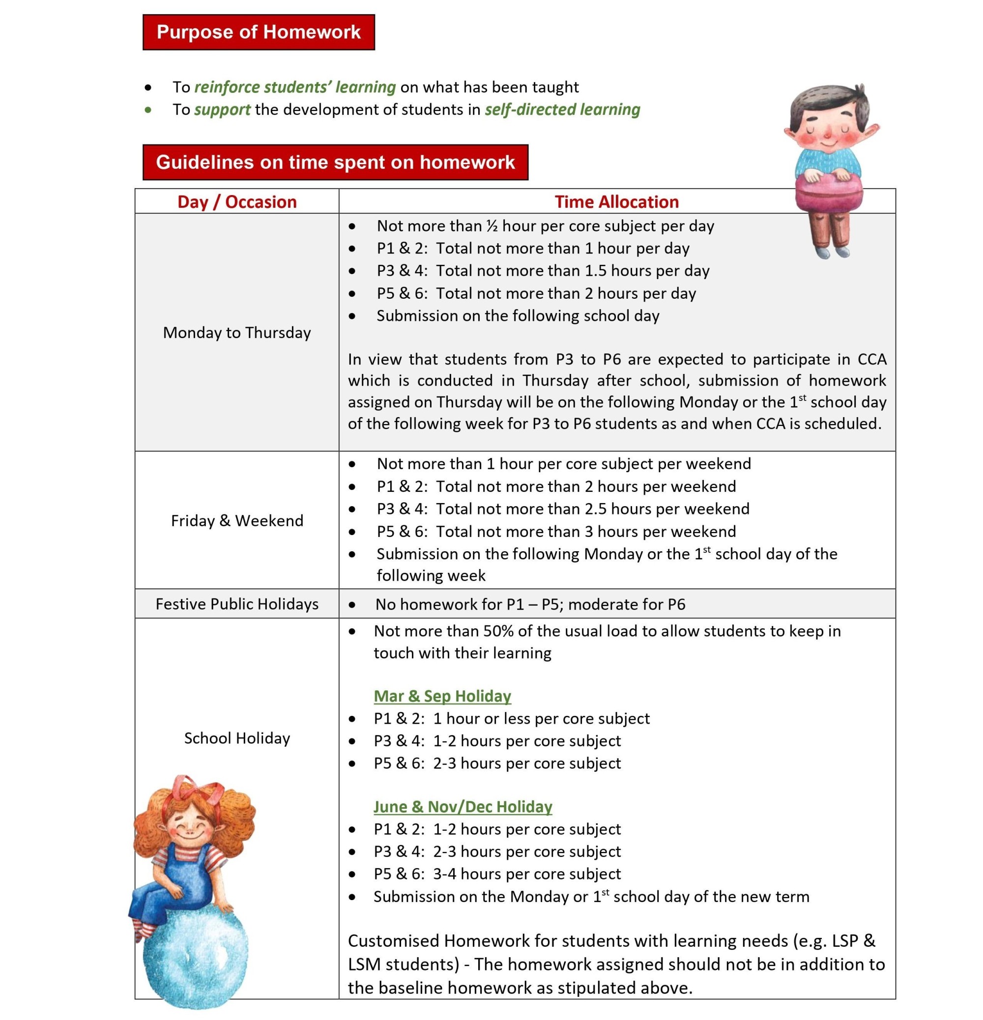Homework Policy homework-policy